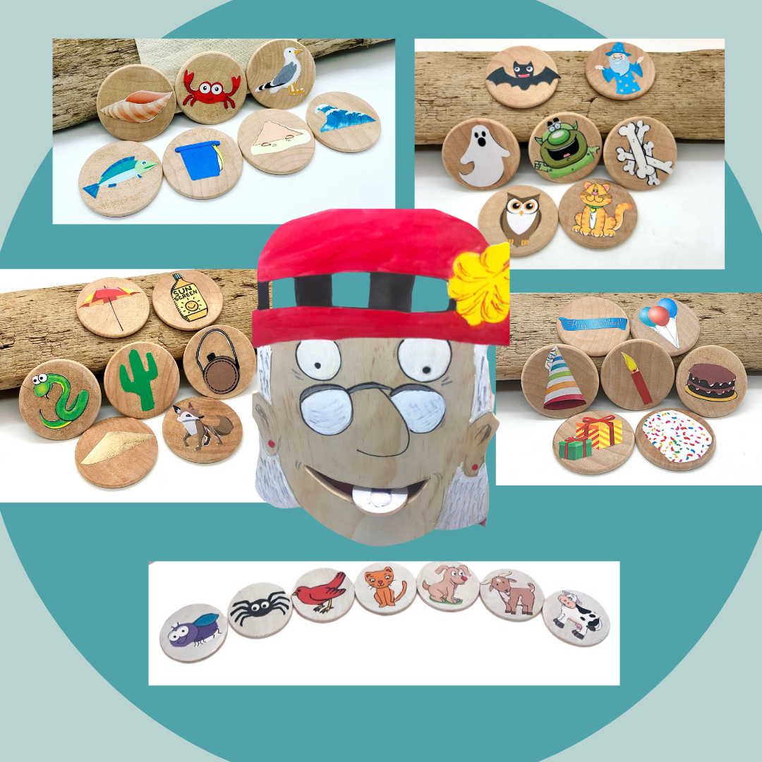 There was an old lady - Story Set | My little woodshop making learning ...